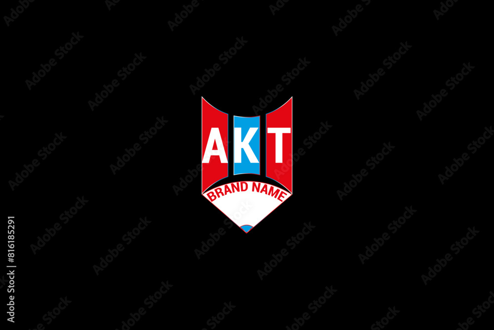 AKT letter logo Design. Unique attractive creative modern initial AKT ...