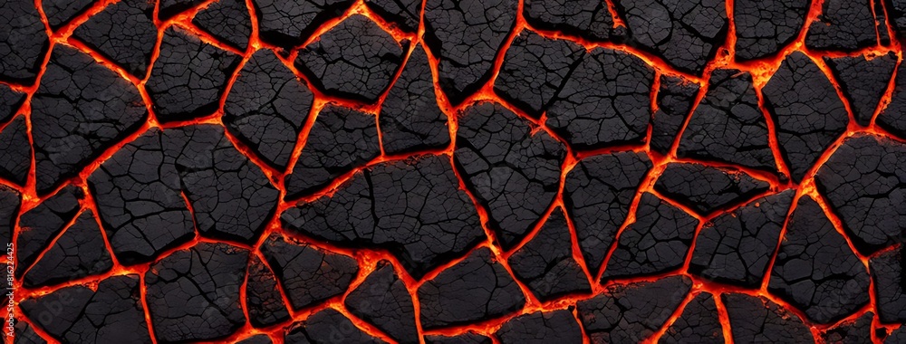 Stock-Illustration „ Lava texture fire background rock volcano magma ...