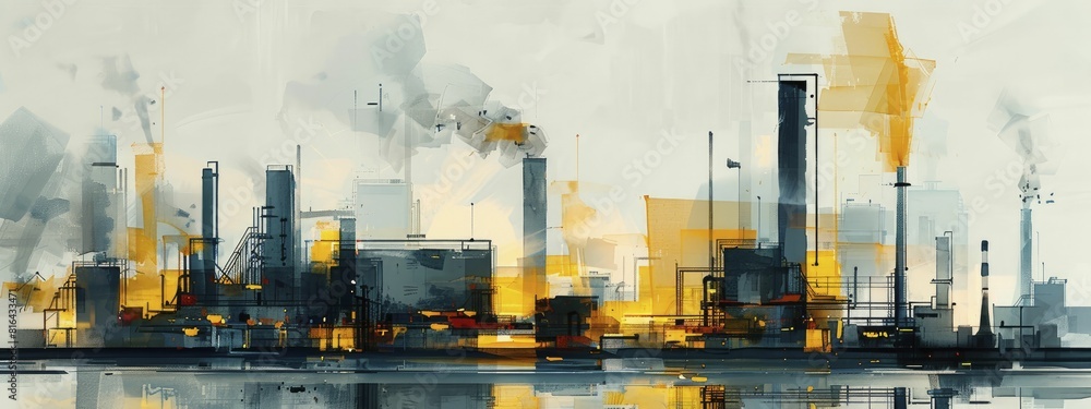 The correlation between industrial sectors and stock prices is vividly ...