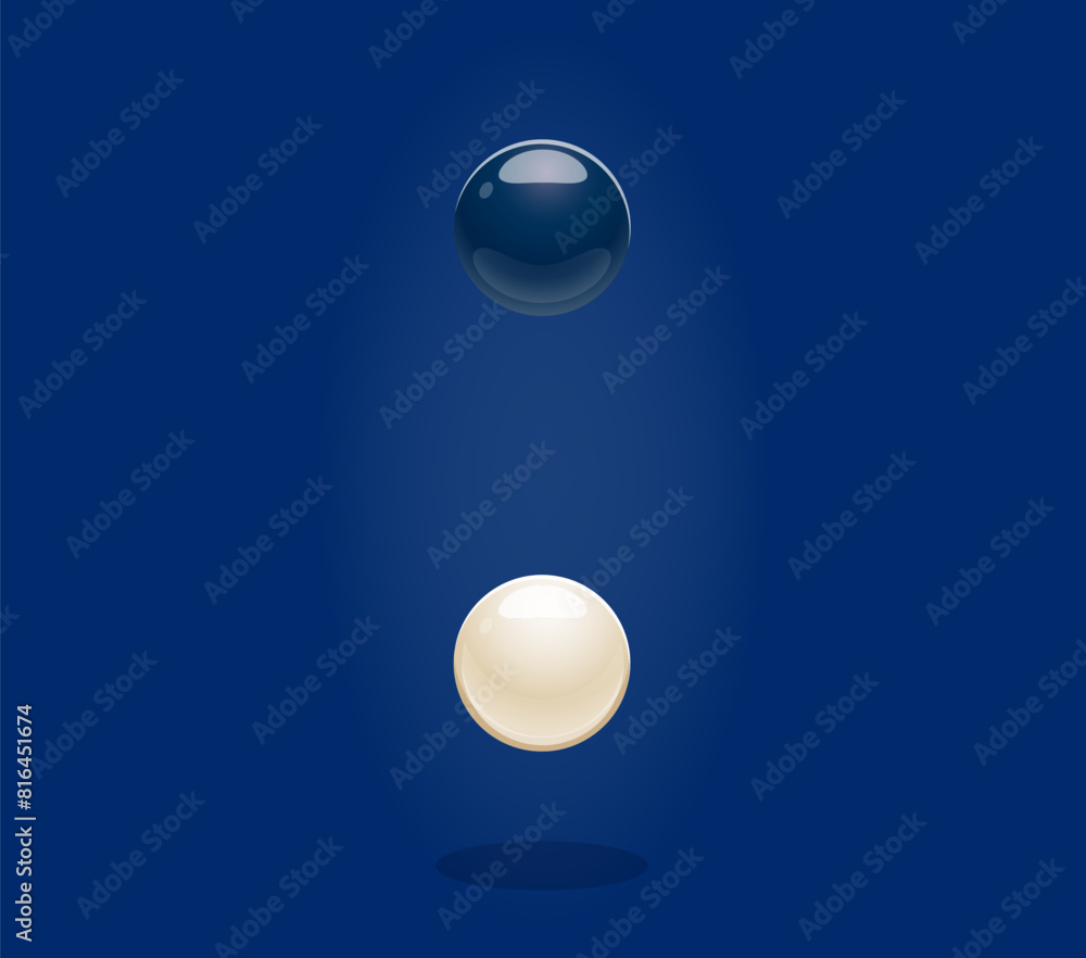 Underwater sea animals in font or undersea type of colon with pearls ...