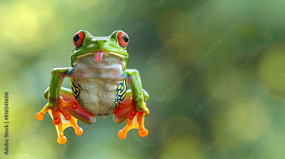 Banner background of National Frog Jumping Day theme banner design for ...