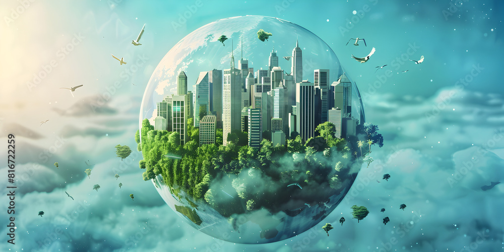 Building a Sustainable Future for Our Planet Earth Day Concept with ...