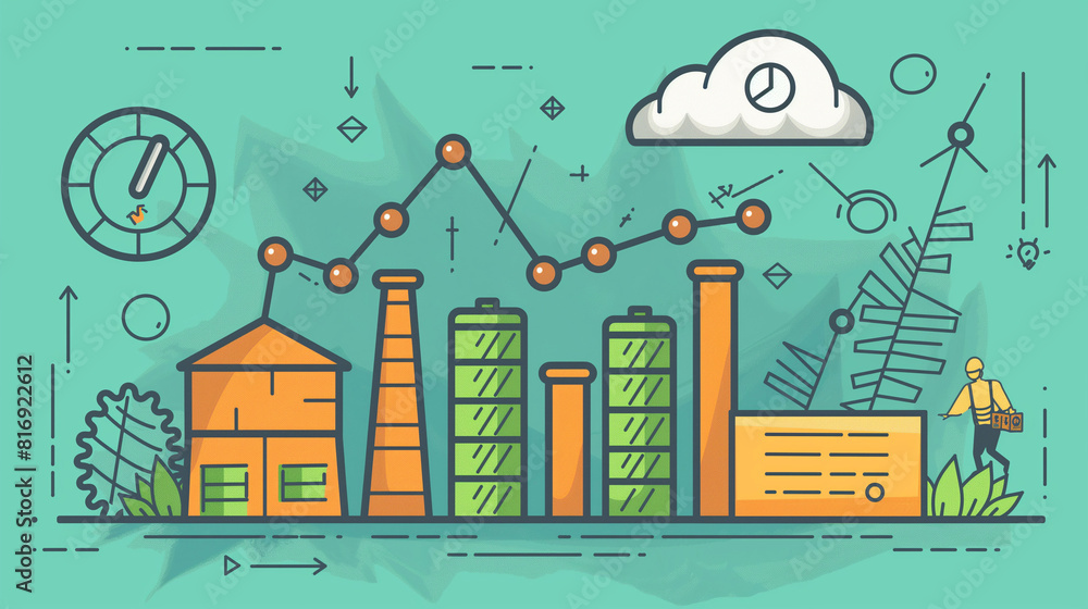 Net zero and carbon neutral concept. Net zero greenhouse gas emissions ...