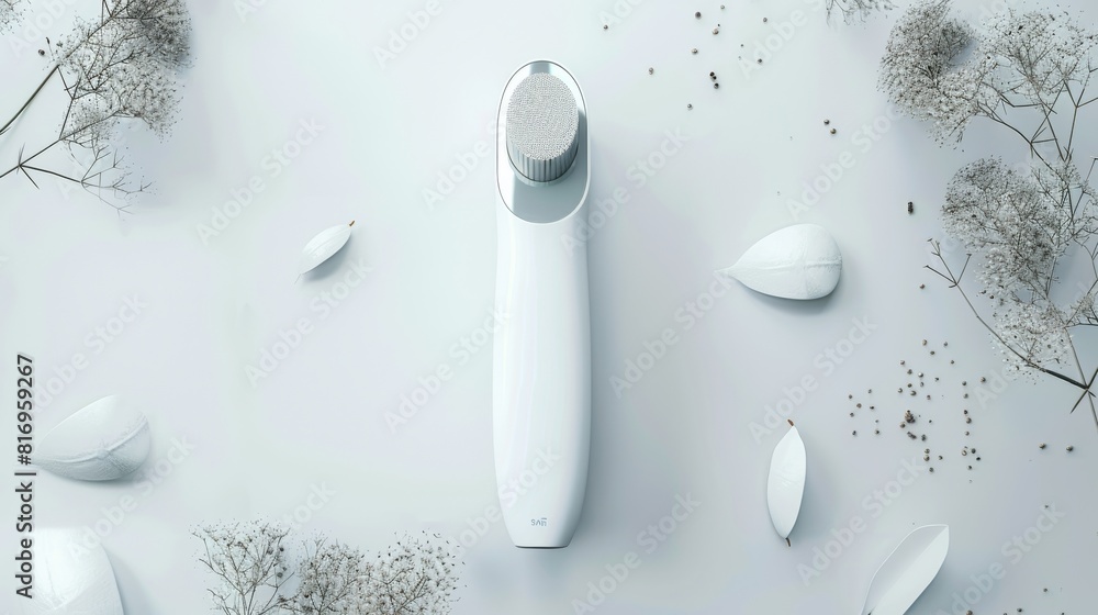 Efficient scrubbing tool top view Tool for perfect skin texture Robotic ...