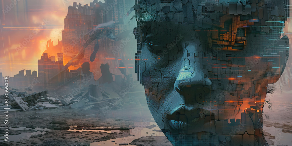 In a post-apocalyptic world, a cybernetically enhanced survivor roams ...