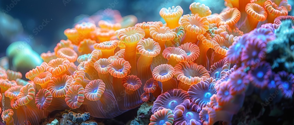 Showcase coral polyps as the foundation of reef ecosystems ...