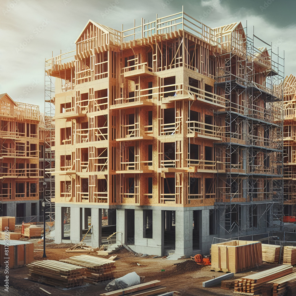 New Large Housing Apartment Condominium Condo Development Emerging into ...