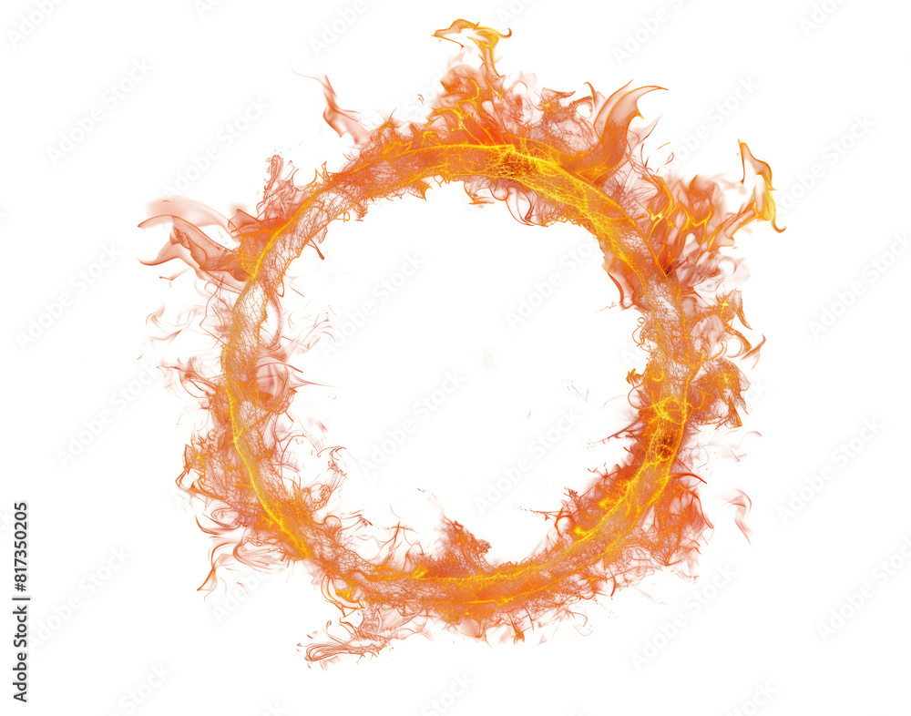 Fire ring isolated on transparent background. Stock Photo | Adobe Stock