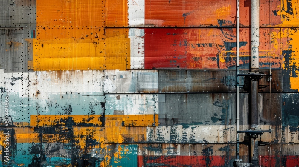 From a distance it looks almost like an abstract art piece with its ...