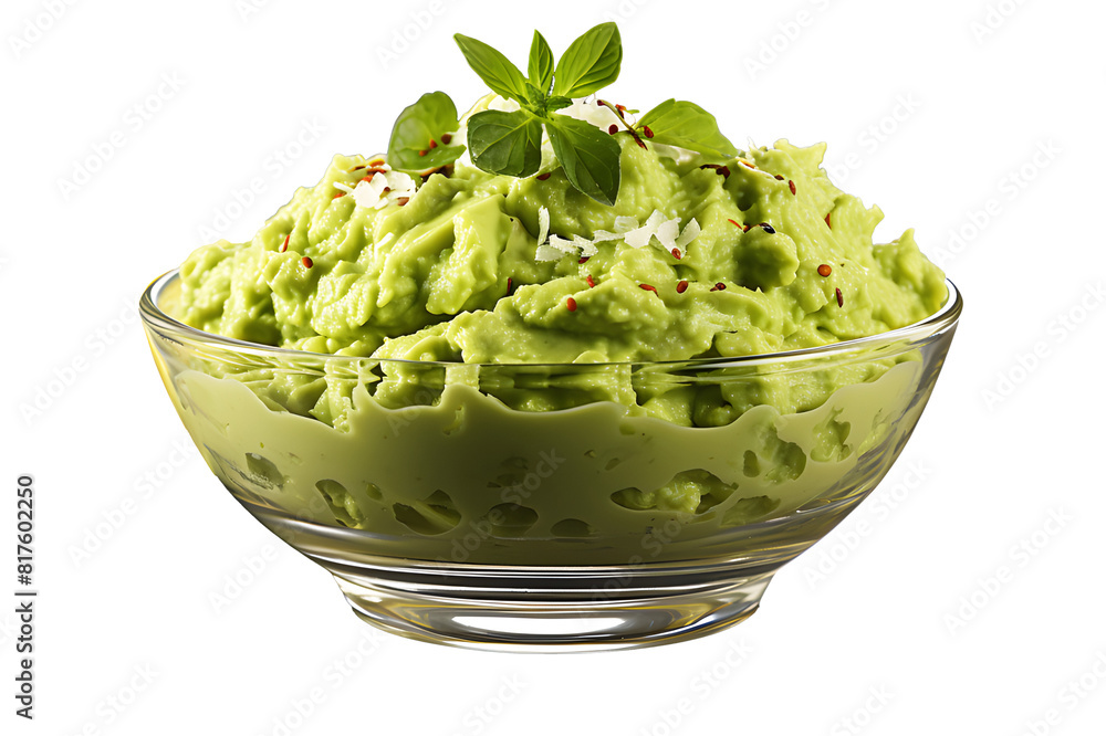 Food Avocado cream in glass cup isolated on cut out PNG or transparent ...