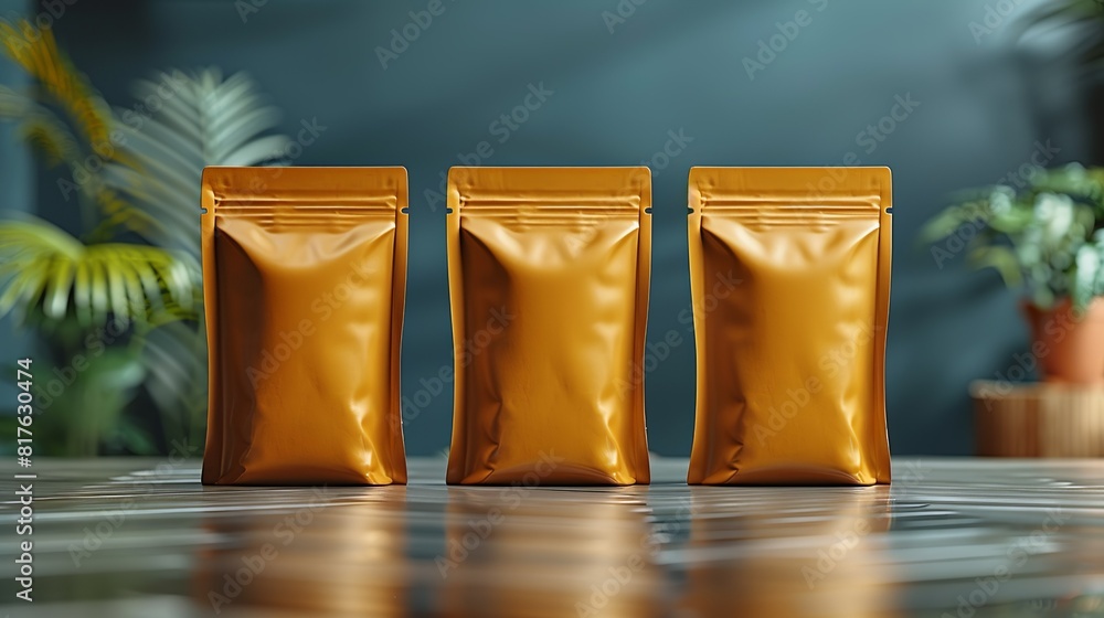Package Mock-UP, Pouch Packaging Mock-Up, Used for showcasing flexible ...