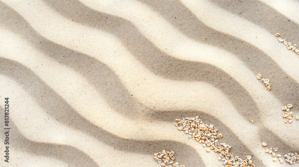 Sandy beach texture with natural patterns Stock Photo | Adobe Stock
