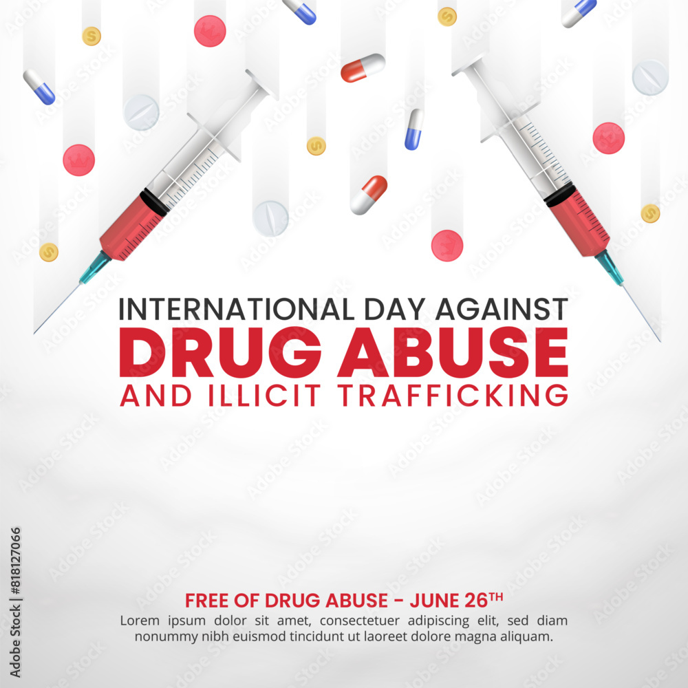 International Day Against Drug Abuse and Illicit Trafficking with drugs ...