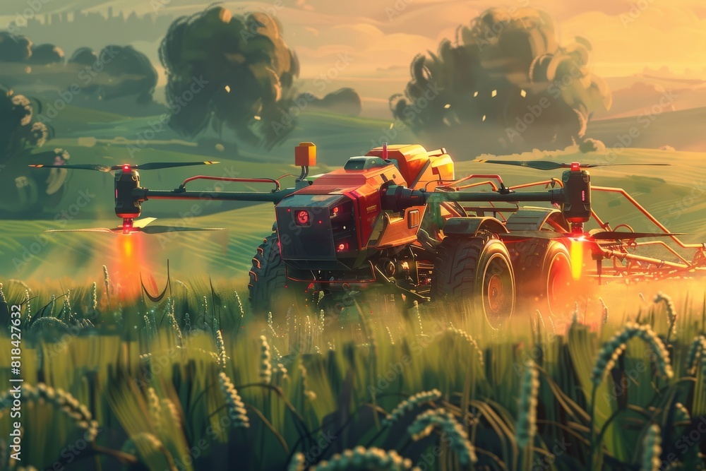Modern agricultural drone designs enhance precision farming and smart ...