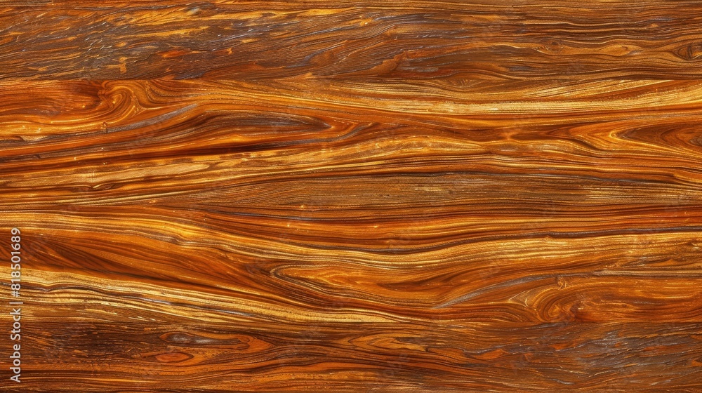 Luxurious Teak Wood Surface with Rich Golden Brown Hues and Detailed ...