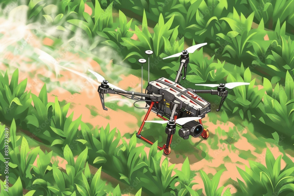 Unmanned drones in smart agriculture for sustainable crop farming, viticulture evaluation ...