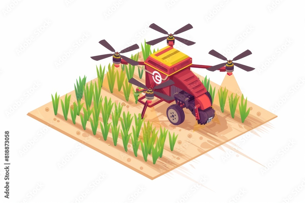Smart farming with drone crop management in farm layout for small-scale ...