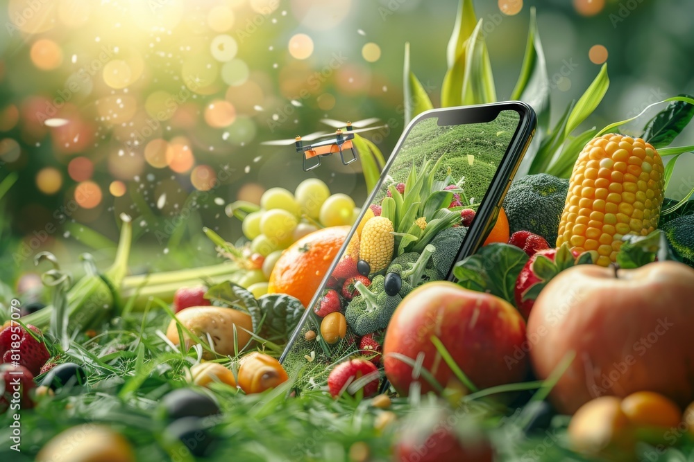 Precision crop management with advanced drone technology, employing ...