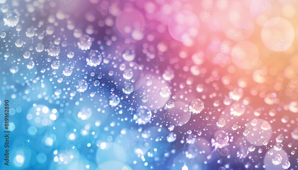 Abstract Background with Sparkling Water Drops - Add a refreshing touch ...