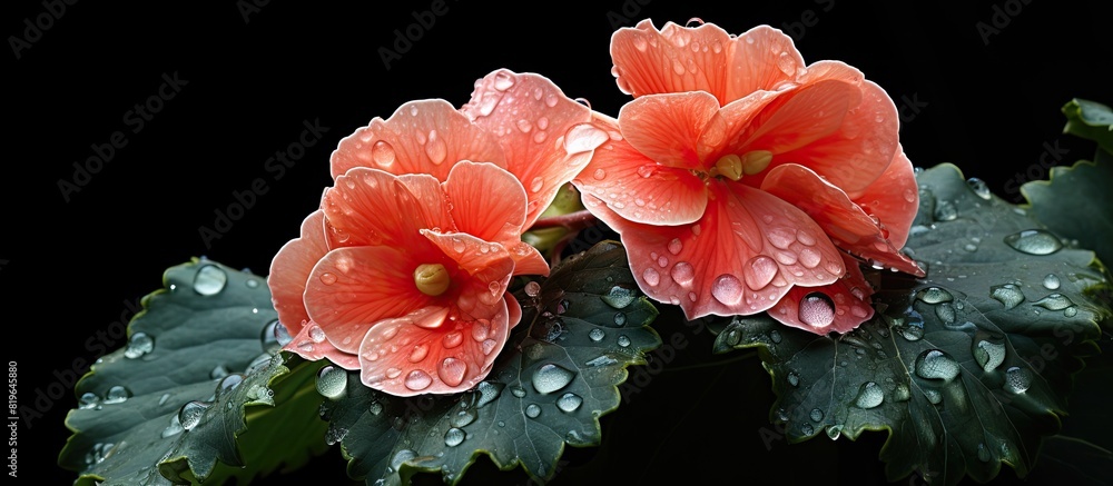The Wax leaf Begonia bloom appeared stunning especially with the ...
