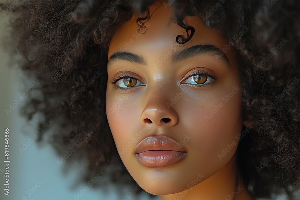 Matte Liquid Lipstick Look A model with a matte liquid lipstick look ...