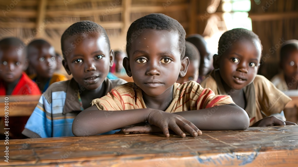 Children in a Classroom Highlighting the Need for Education Access in ...