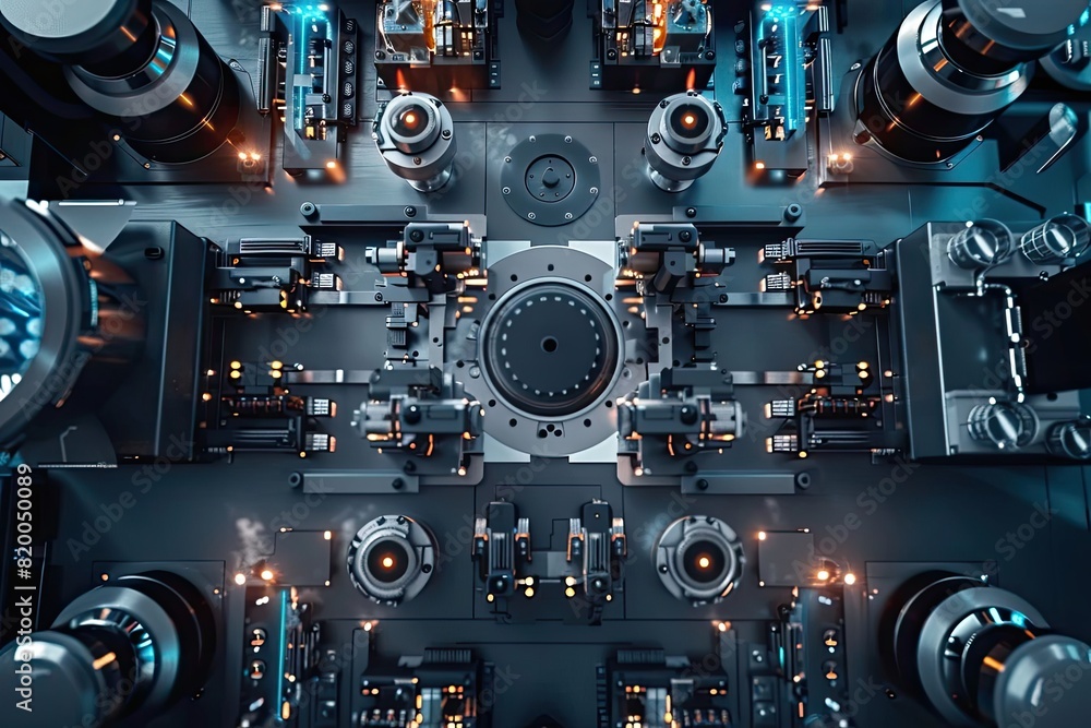 Illustrate a manufacturing process involving advanced materials ...