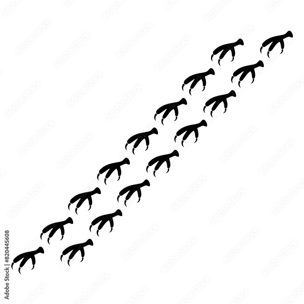 Vector illustration of two chicken legs isolated on white background. A ...