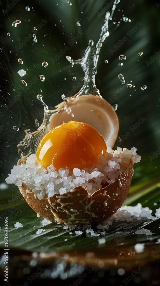 Balut, fertilized duck egg with a partially developed embryo, served ...