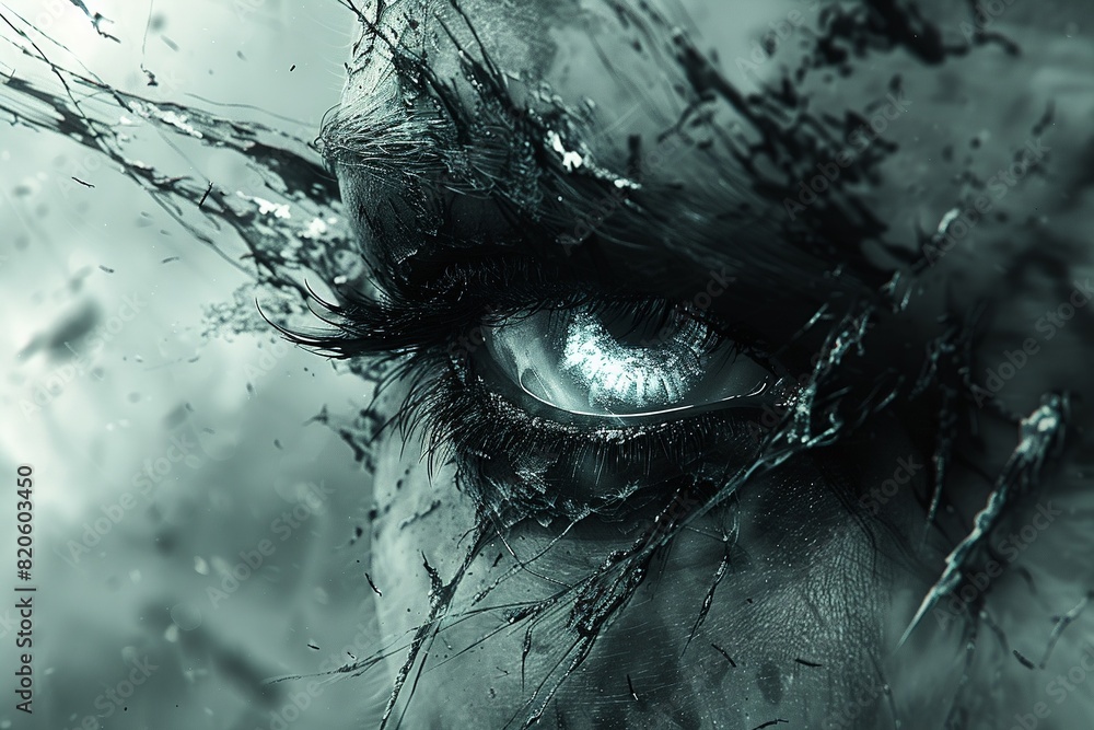 Evil Design a dark and menacing visual representation of evil, using ...