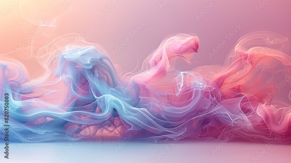 Nature Background Pastel style, Subtle smoke wisps rising against a ...