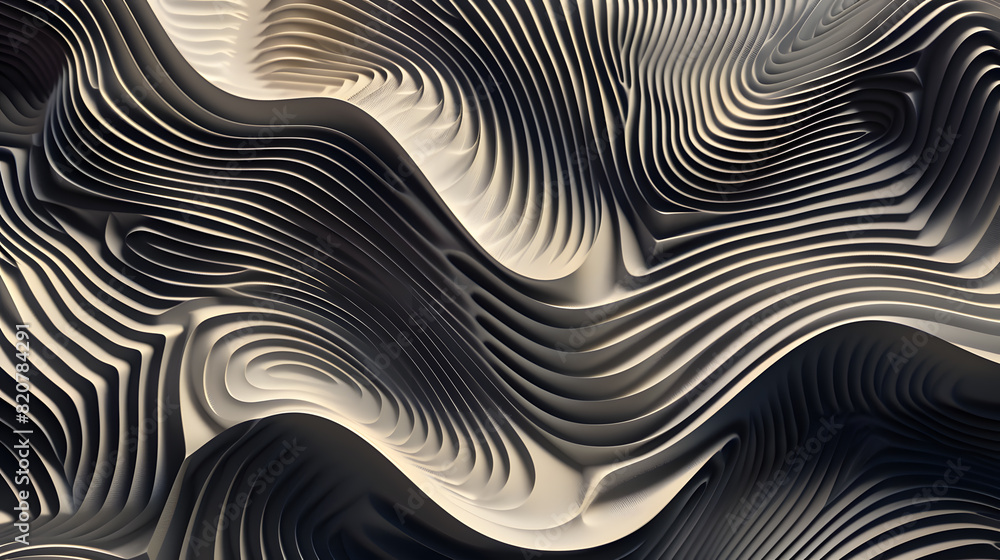 Moiré Melody: Vector Art Depicting a Jaunty Dancing Moiré Pattern ...