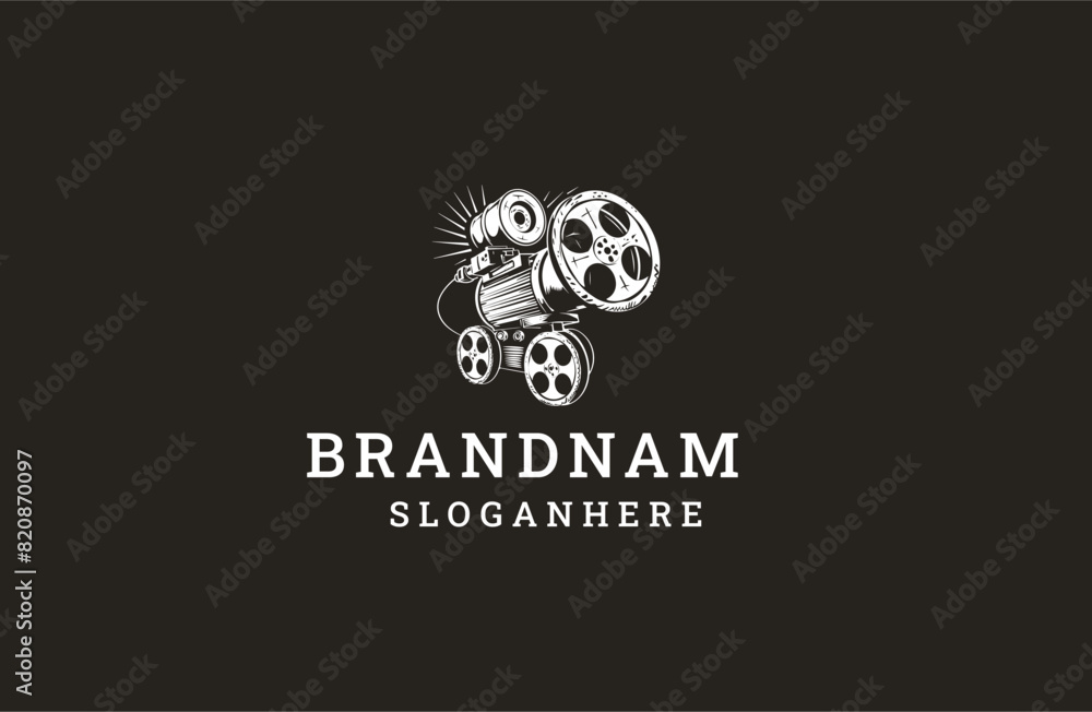 Movie camera logo icon design template vector illustration Stock Vector ...