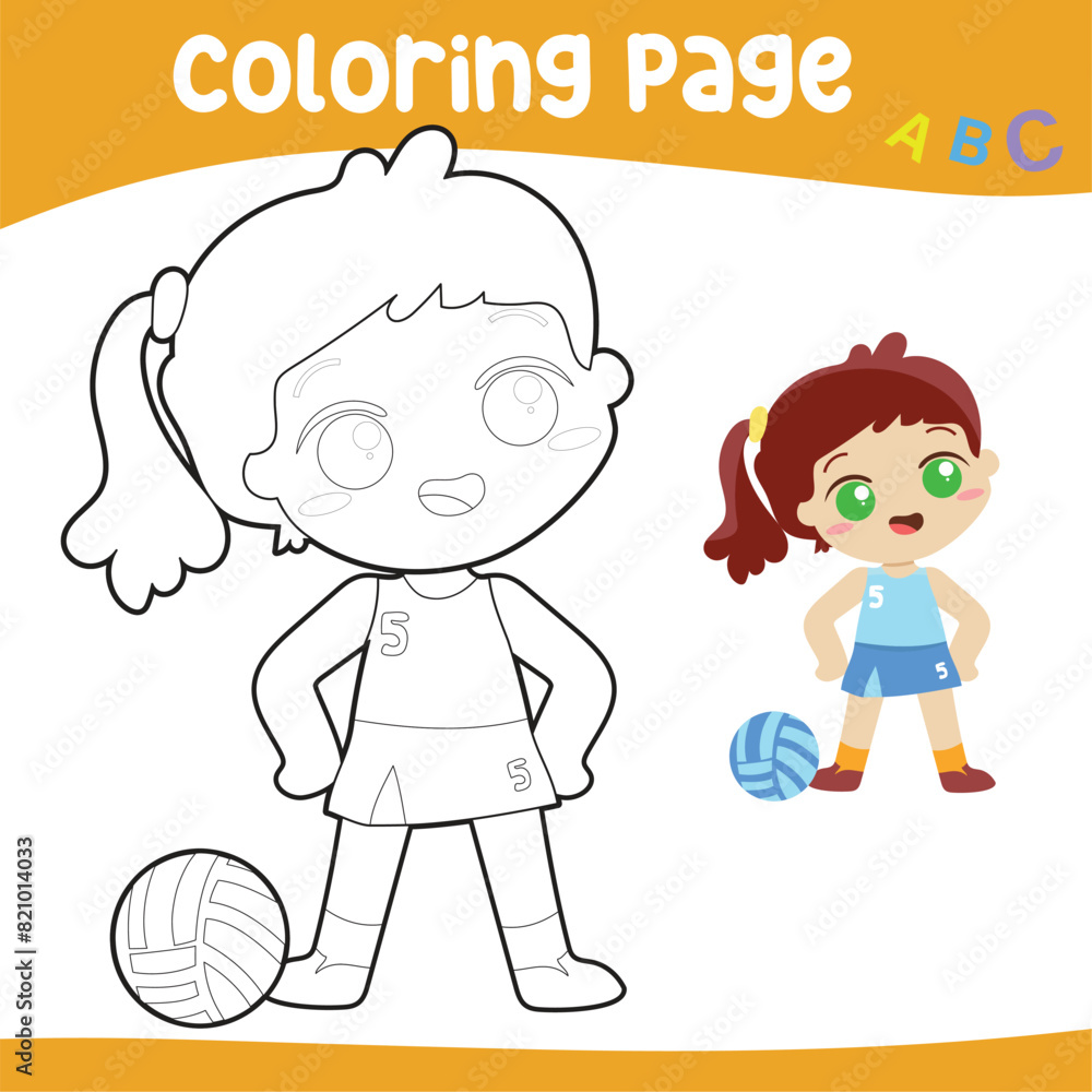 Coloring worksheet page. Educational printable coloring worksheet ...