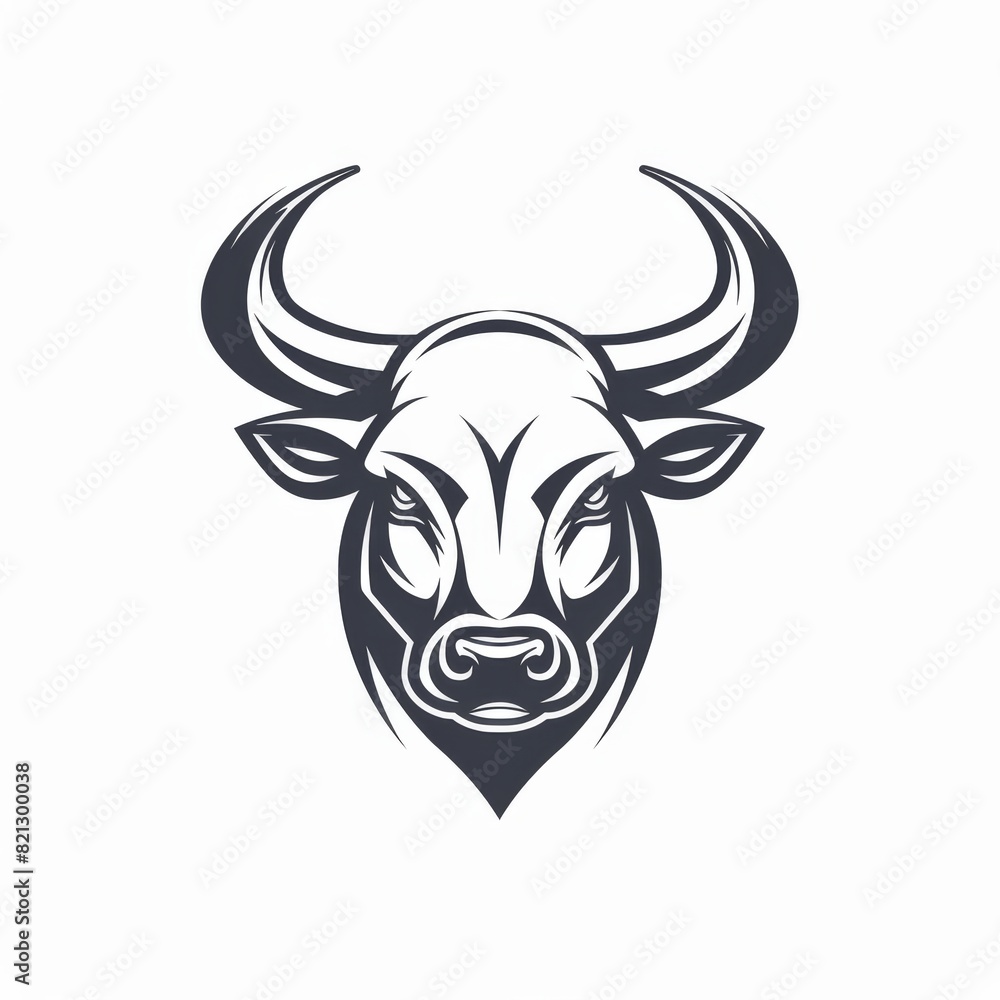 Mascot logo, clean logo, white background, simple clean logo ...