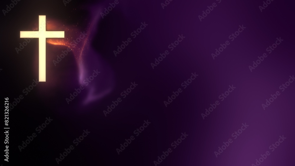 Stock-Illustration „Liturgic violet purple particle background with ...
