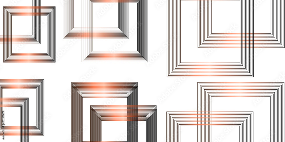 Modern luxury template line seamless pattern layers of transparent ...