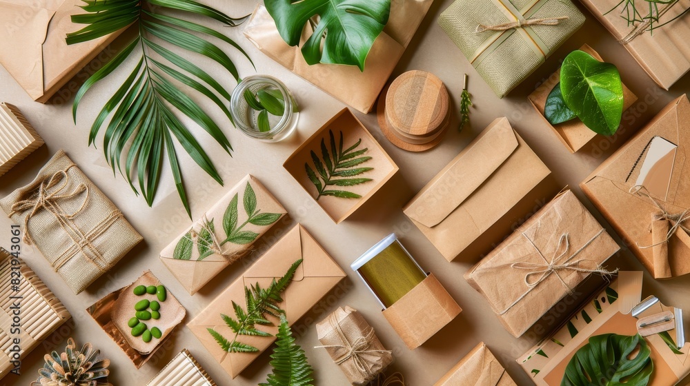 eco packaging brown cardboard boxes and containers, likely packaging ...