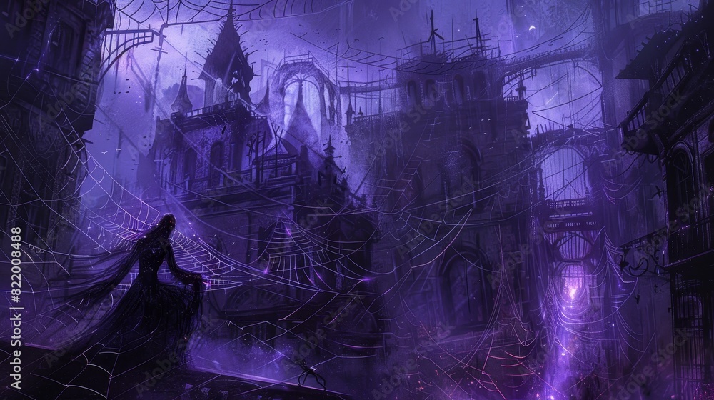 Digital Painting of Arachne, the cursed spider woman from Greek ...