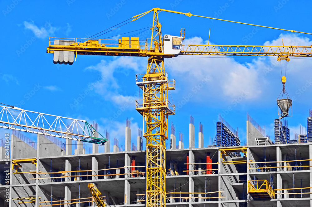 Monolithic construction site Stock Photo | Adobe Stock