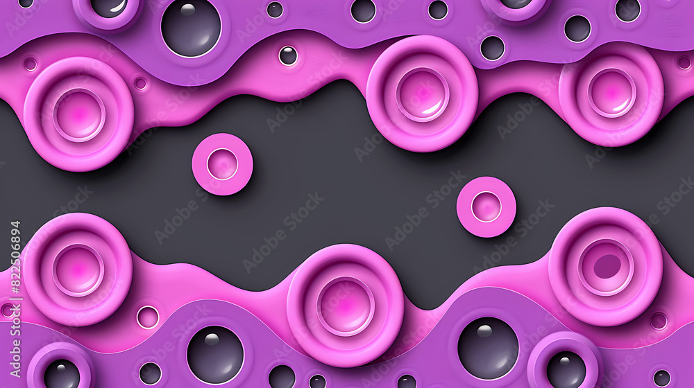 Soft Neon Abstract Background with 3D Pixart Shapes - simple Purple ...