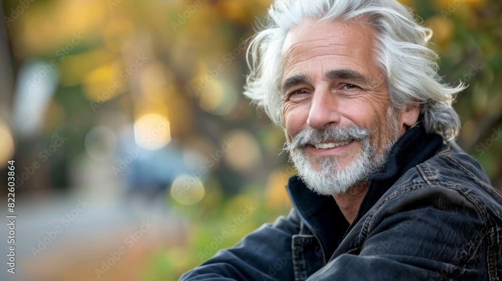 55 year old youthful male, model Stock Photo | Adobe Stock