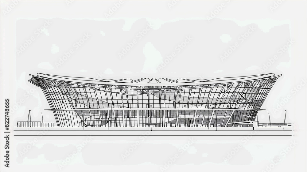 Architecture, London football stadium, suitable for football or cricket ...