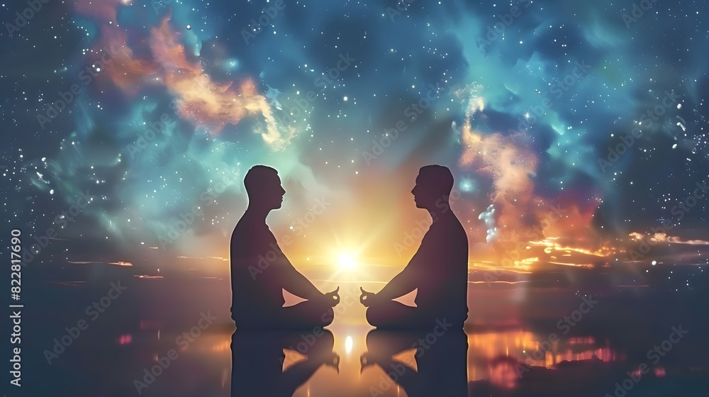 Deep meditation has the potential to forge a spiritual connection ...