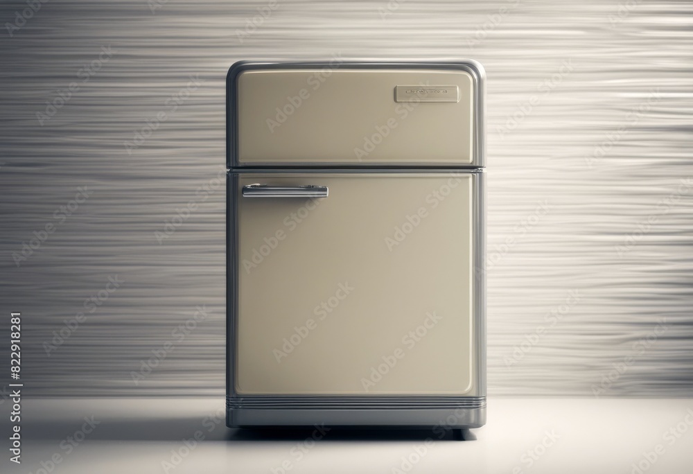 vintage retro white olated fridge background refrigerator isolated old ...