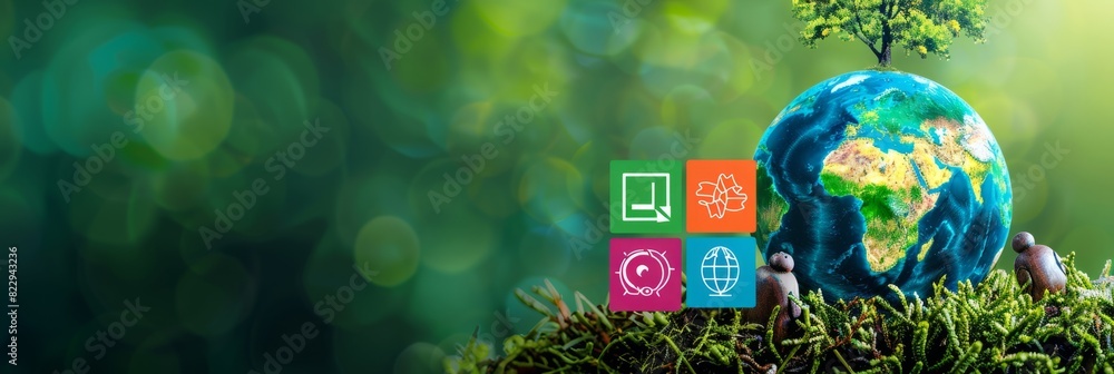 Sustainable development goals. SDGs. World Environment Day background ...