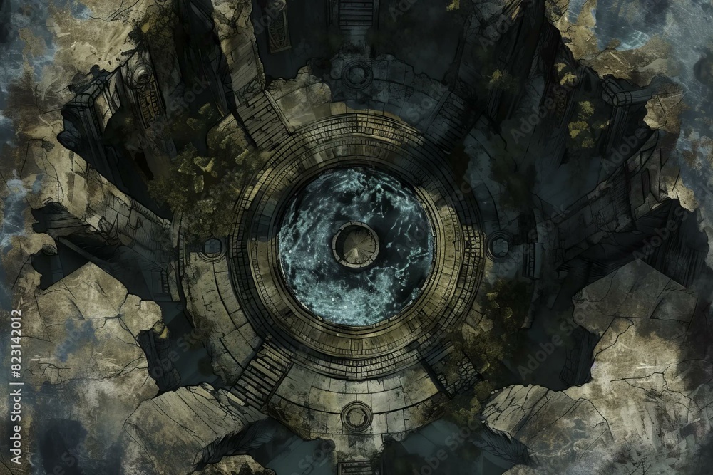 DnD Battlemap Demon Altar Battlemap - Mysterious ancient altar ...