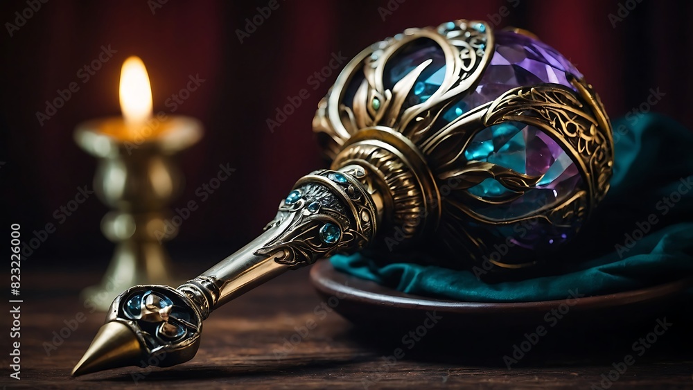 Magician's Staff Inside is made from magic crystal from a wizard. To ...