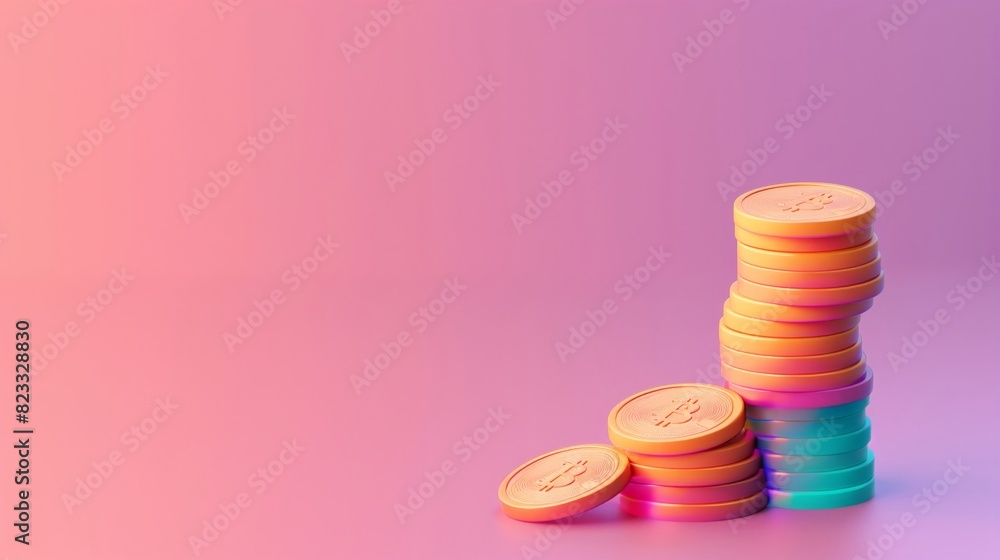 3D pie chart with a compass vibrant flat and clear background free text ...