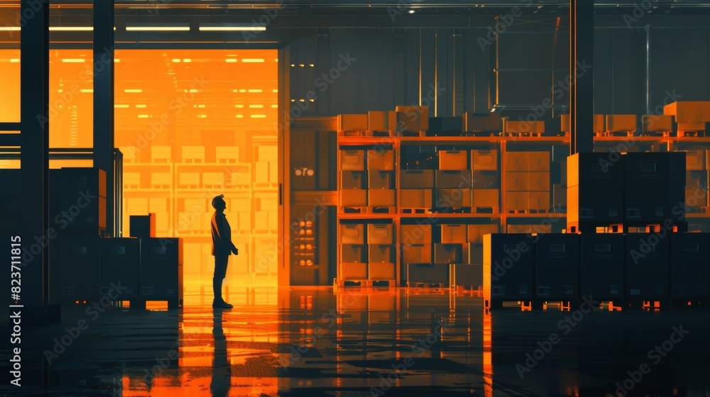 Warehouse efficiency with robotic automation copy space, smart ...